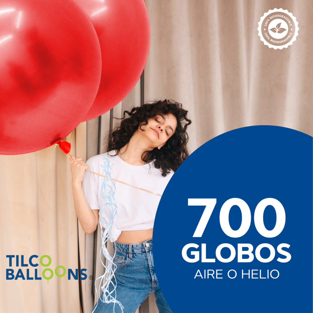 Globos rojos metálico de 24 pulgadas (700 pzas) - Tilco Balloons